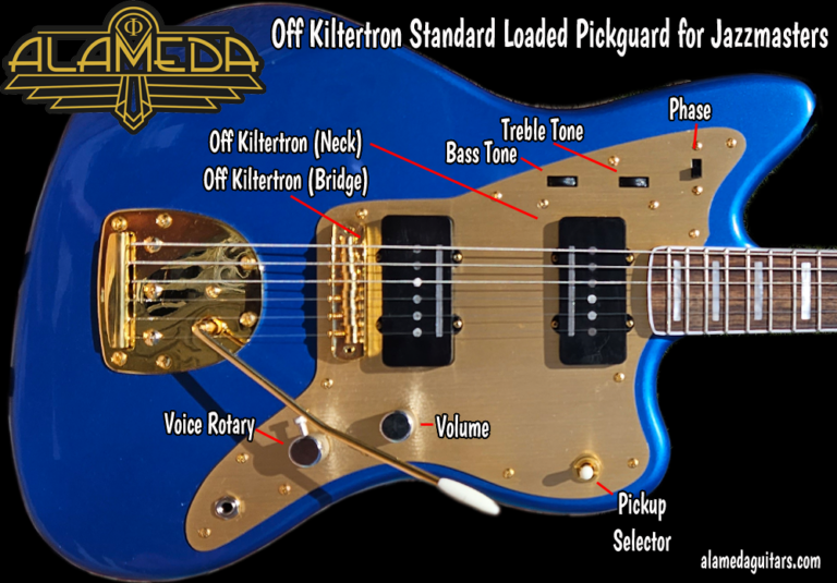 Pickguard Kit Jazzmaster - Alameda Guitars